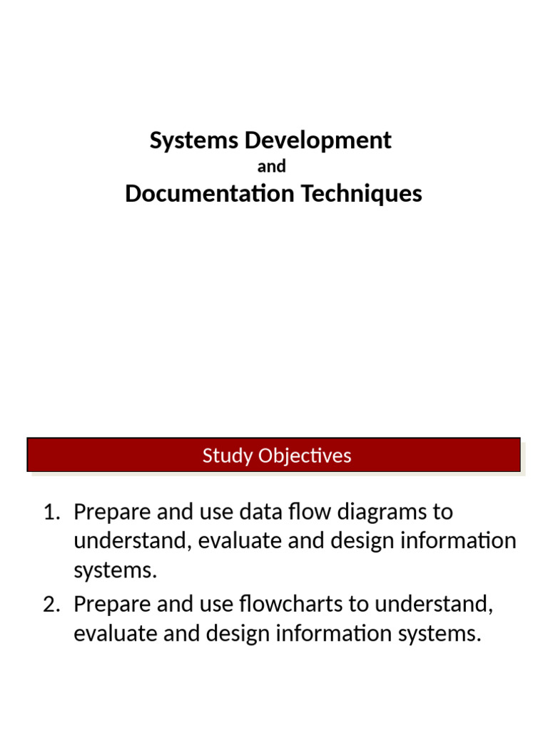 Documentation Techniques for Systems Development | PDF | Computing