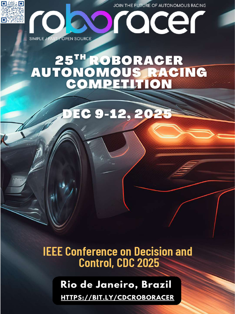 RoboRacer - CDC 2025 - Flyer | PDF