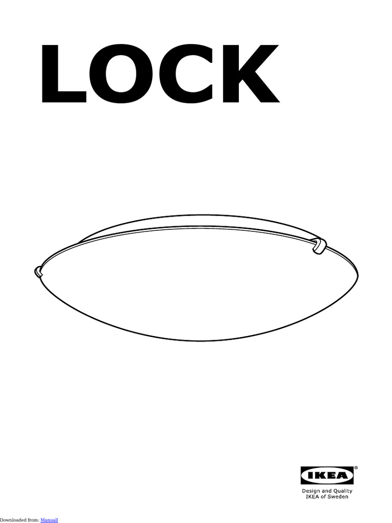 Ikea Lock Lamp | PDF