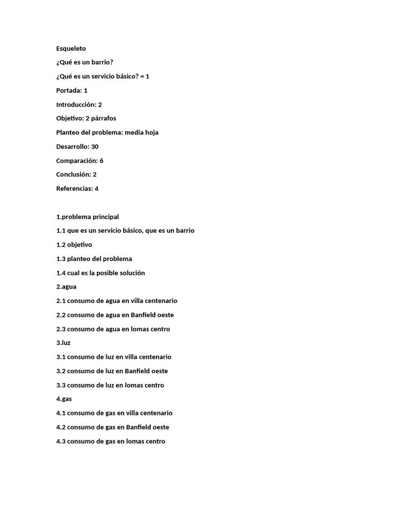 Tes I Spic Servicios Basic Os | PDF | Agua