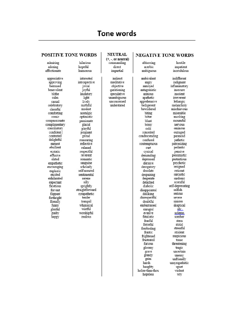 9 Tone List | PDF