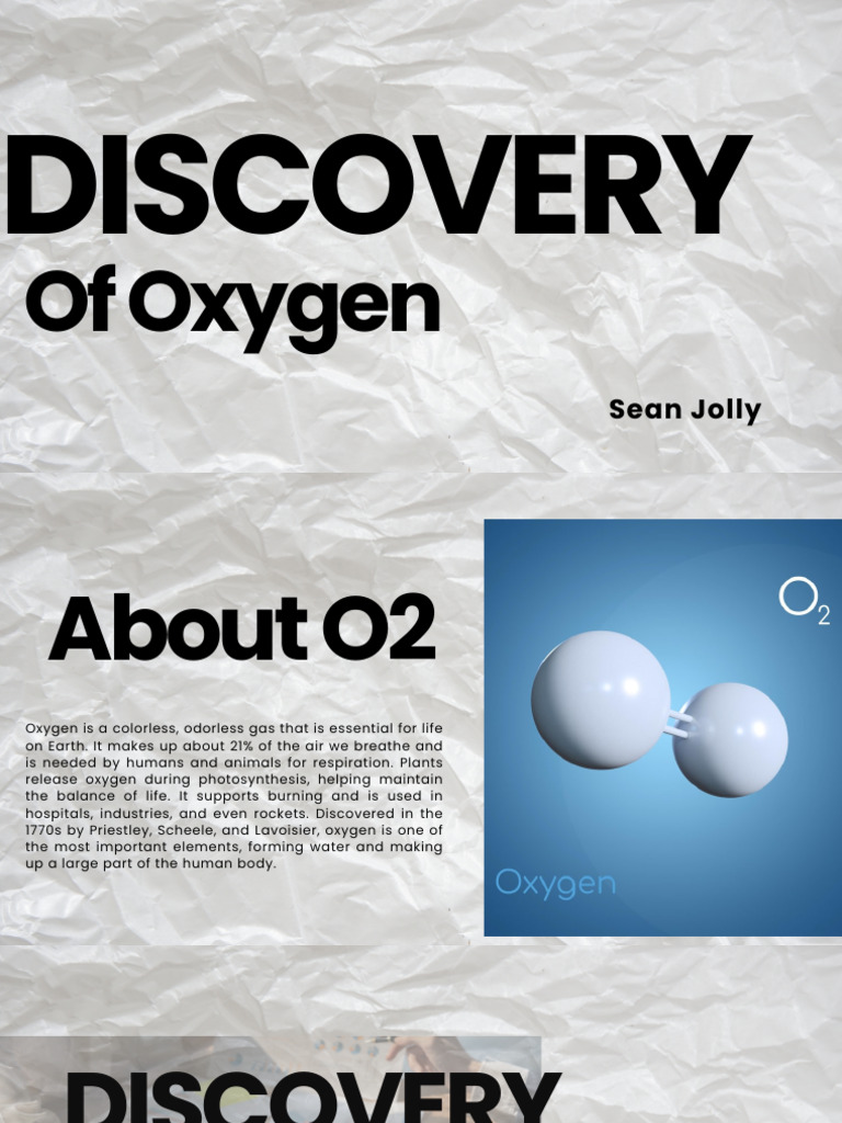 Discovery of Oxygen: Key Milestones | PDF | Oxygen | Physical Sciences