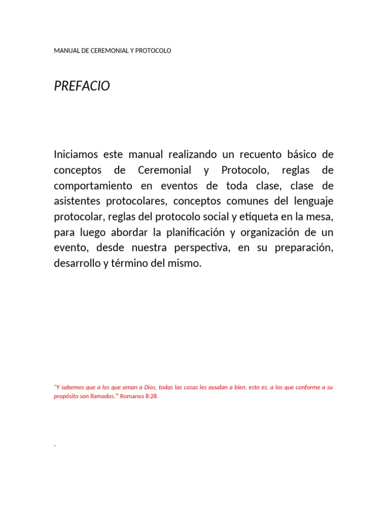 Guía Completa de Ceremonial y Protocolo | PDF | Cuchillería | Ropa