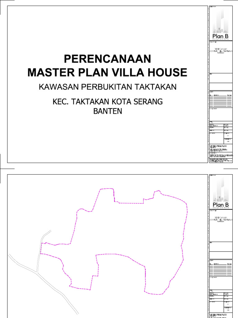 20241205 Desain Masterplan Villa House Taktakan Kota Serang Pdf