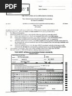 WASSCE Core Math 2025 Practice | PDF