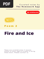 Fire and Ice by Robert Frost | PDF