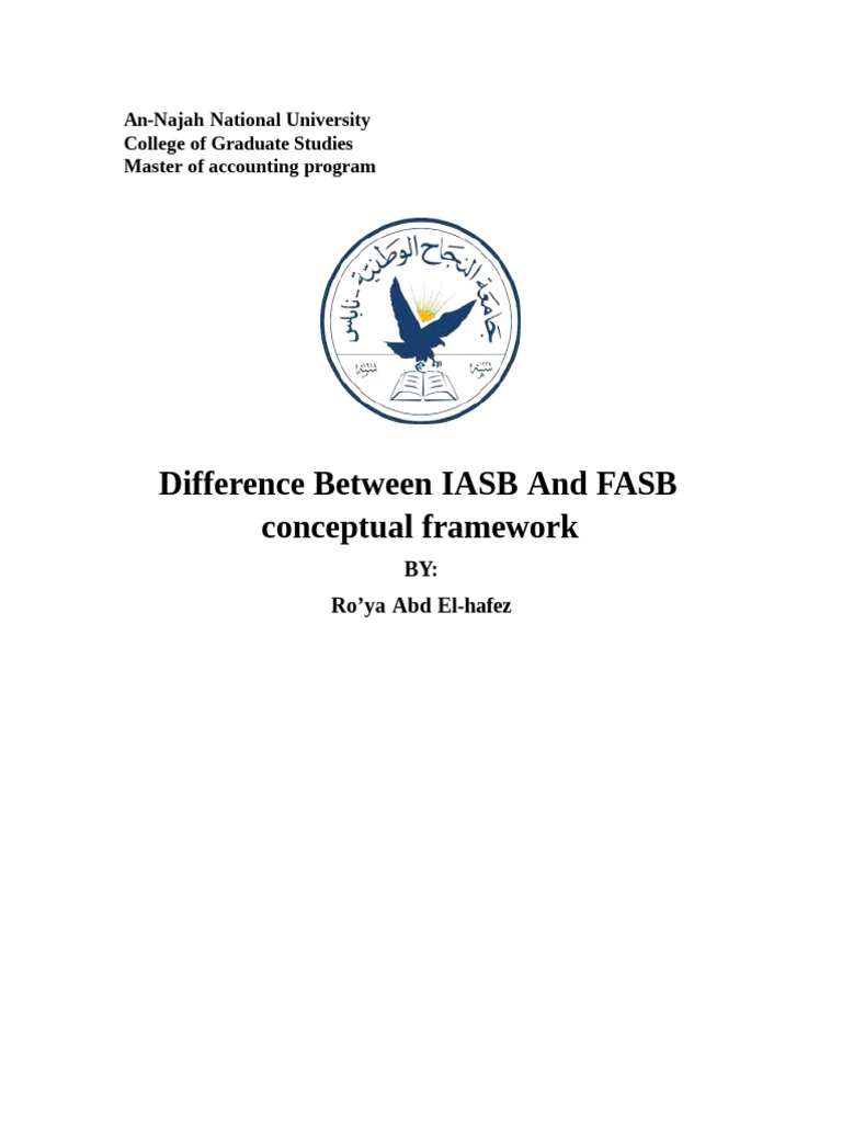 IASB vs FASB: Conceptual Frameworks Explained | PDF | Financial ...