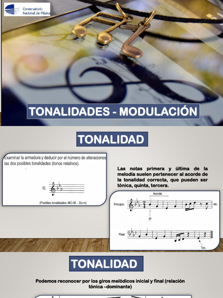 Semana 7 PPT Modulación - Tonalidad | PDF