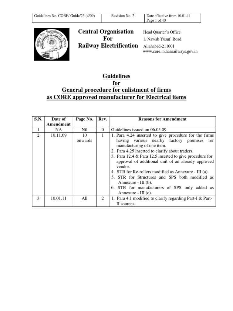 CORE Guidelines | PDF | Specification (Technical Standard) | Transport