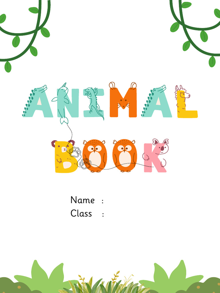 Animal Booklet PDF | PDF