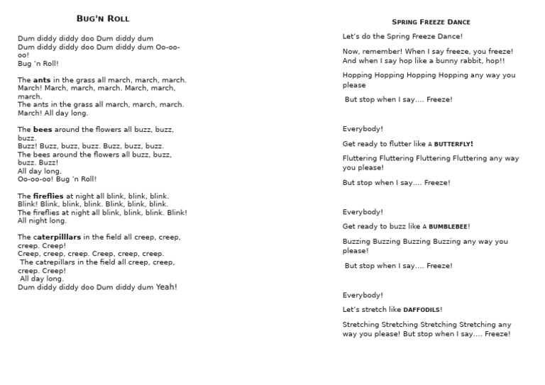 Spring Songs 2024 | PDF