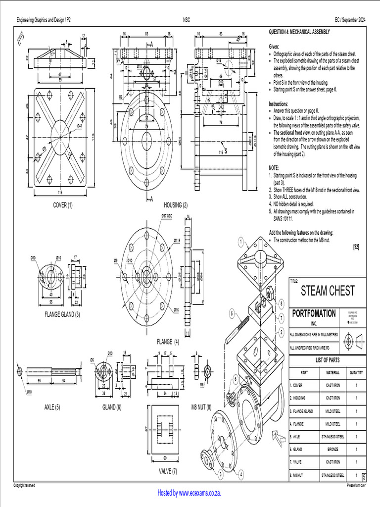 2024 Sept Steam Chest Assembly | PDF