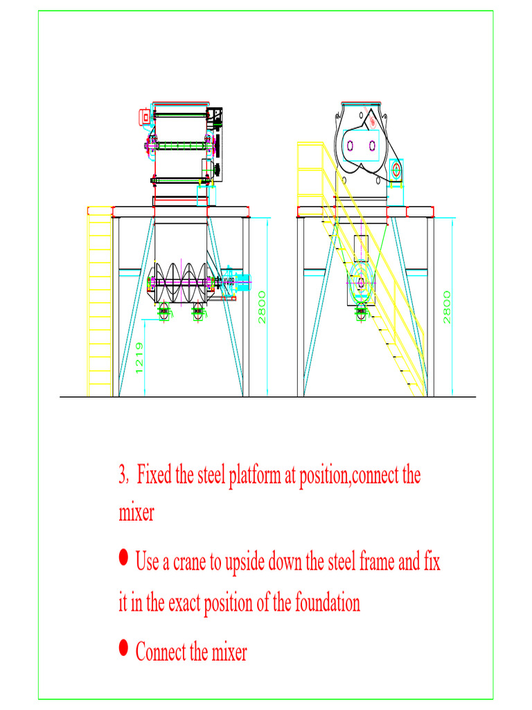 Assemble Drawing of MG Semi-Automatic Dry Mortar Plant-Step 3 | PDF