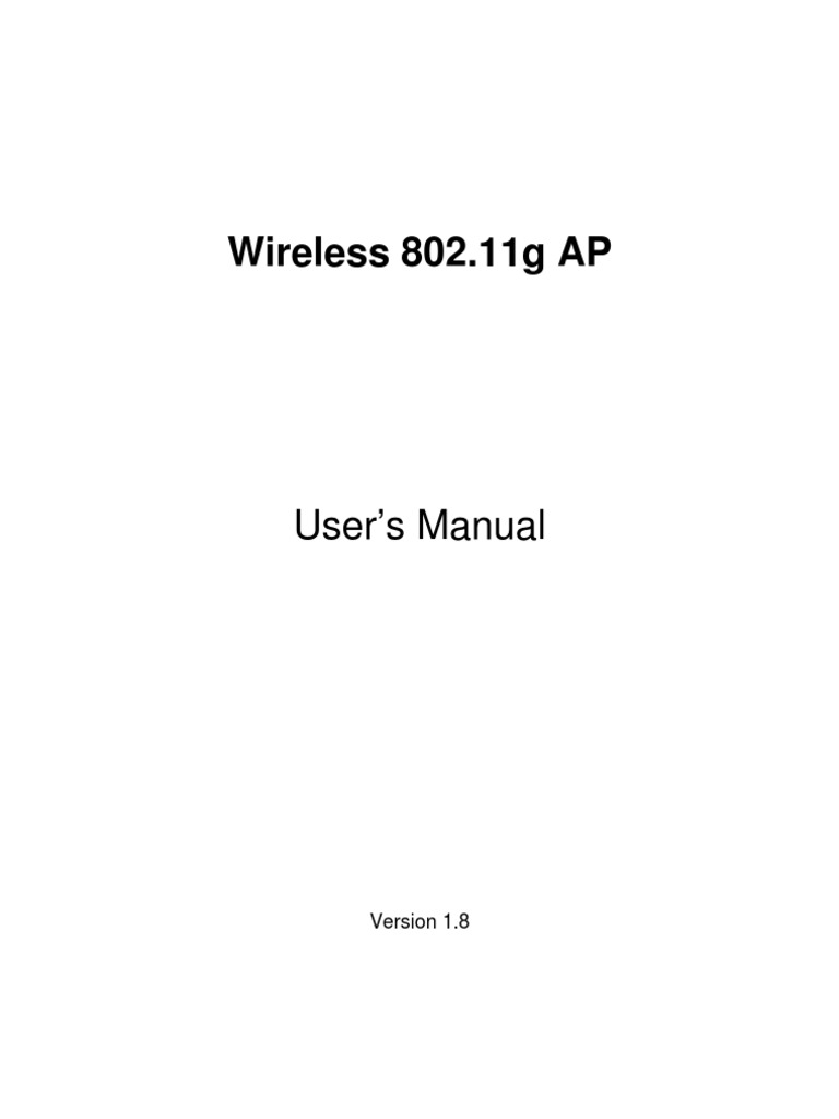 Ansel Access Point WX-6800-II | PDF | Wireless Lan | Radius