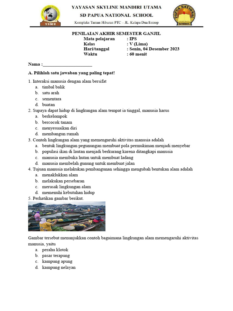 Pas Ganjil Ips g5 | PDF