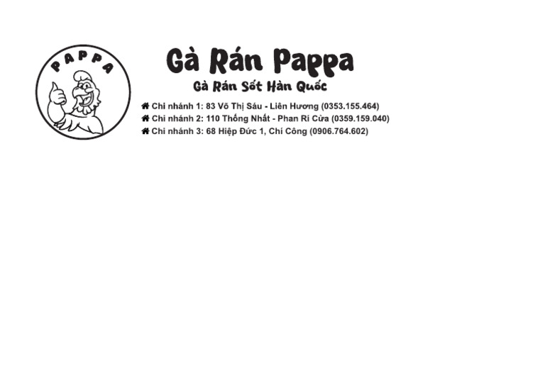 Gà Rán Pappa | PDF