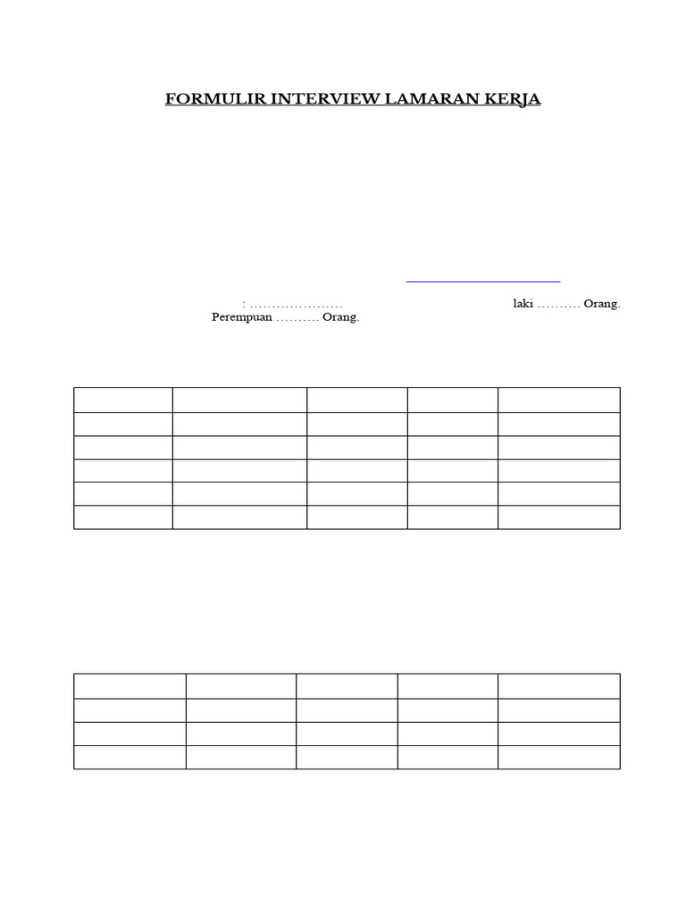 Formulir Lamaran Kerja Muhamad Farhan | PDF