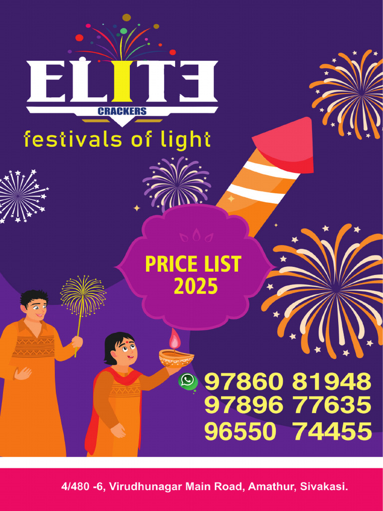 Festival Fireworks and Crackers List | PDF