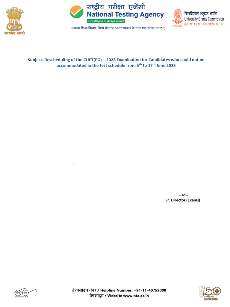 NTA | PDF | Student Assessment And Evaluation | Qualifications