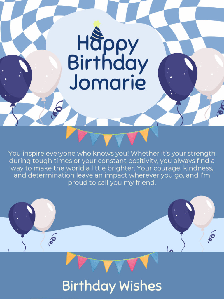Blue Purple Cute Birthday Presentation - 20250730 - 130159 - 0000 | PDF