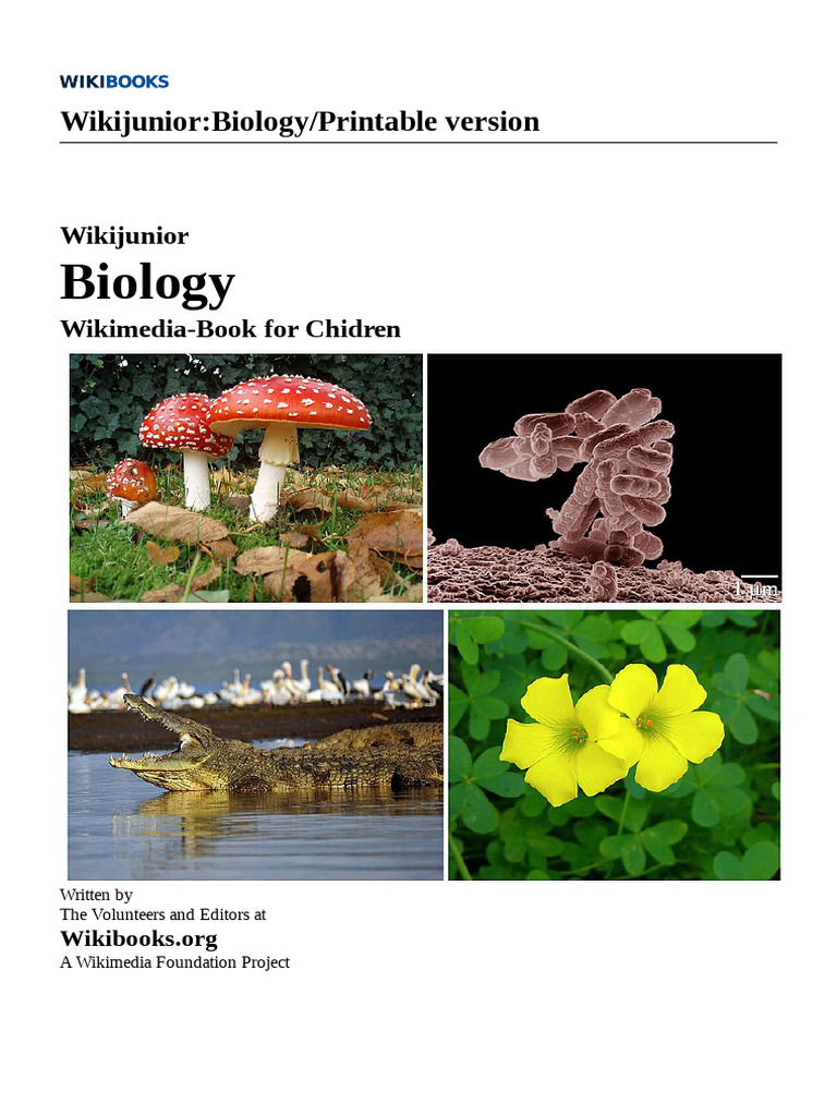 Wikijunior Biology | PDF | Cell (Biology) | Human Body