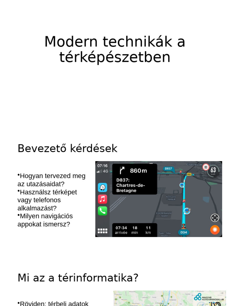 Modern Technikák A Térképészetben | PDF