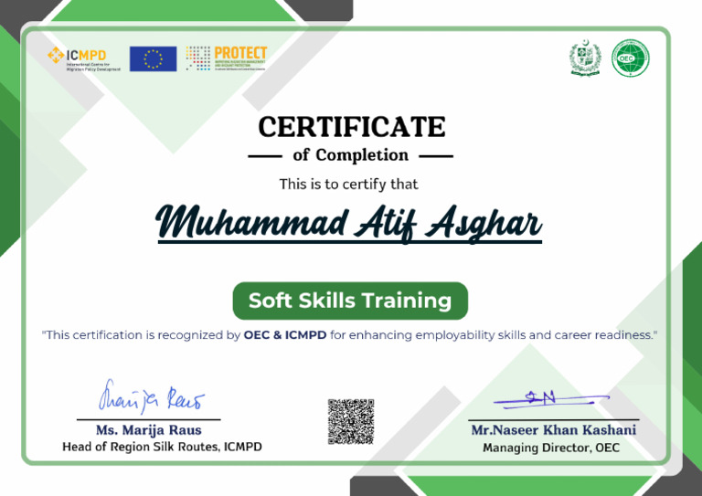 Certificate Softskill Daa0bfda | PDF