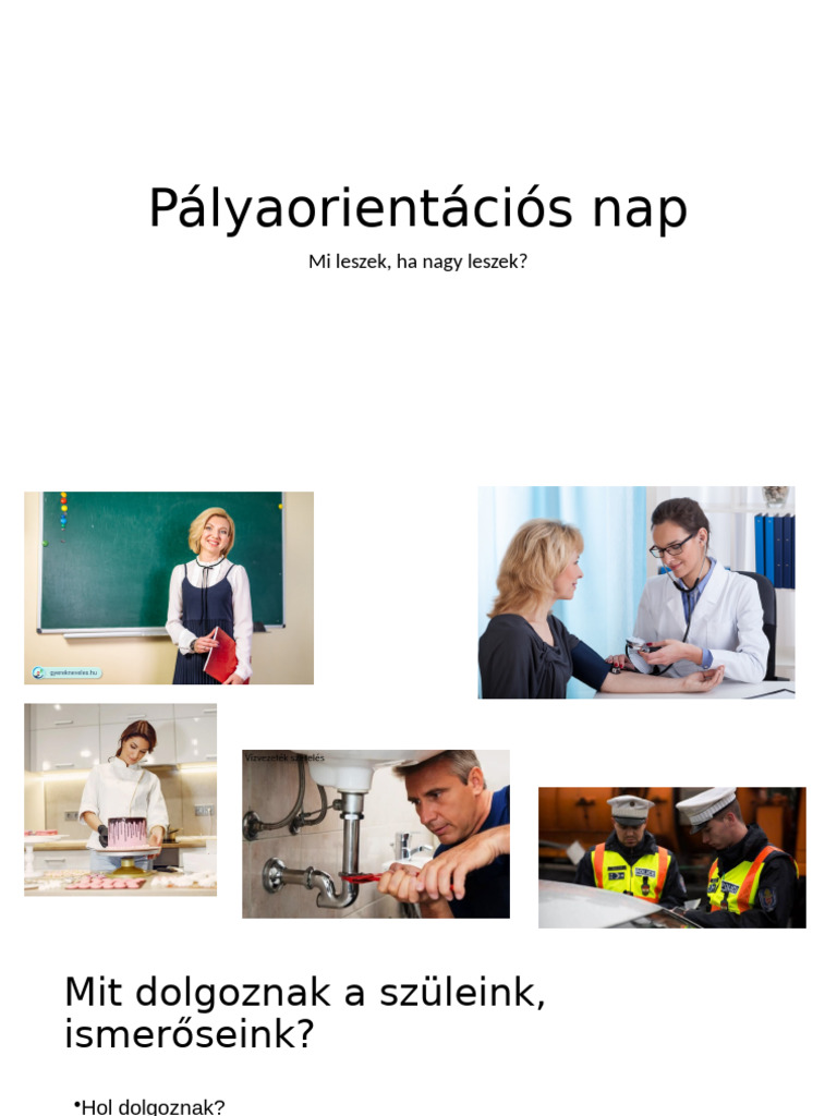 Pályaorientációs Nap 2025 | PDF