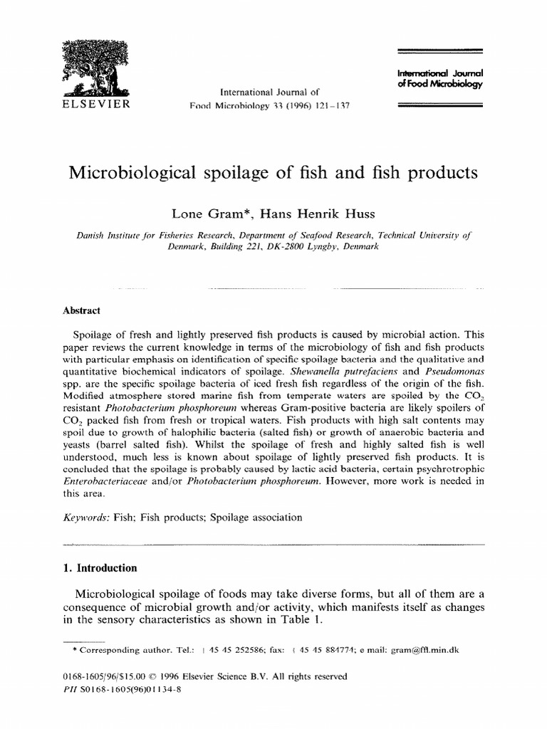 Generailsed Fish & Bacterial Decay | PDF | Decomposition | Bacteria
