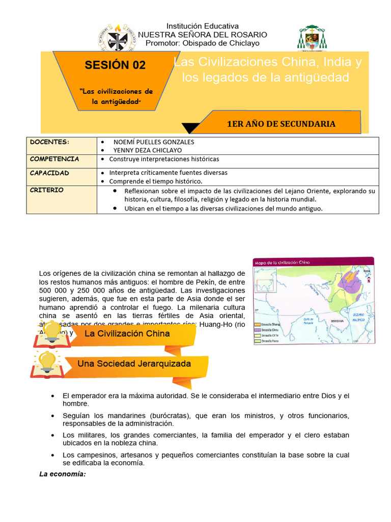 Lectura de Civilización China, India y Legados de La Antiguedad | PDF | China | Política mundial