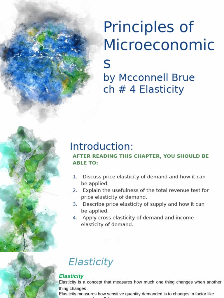 Microeconomics - Week 3 - Elasticity Share | PDF | Elasticity ...