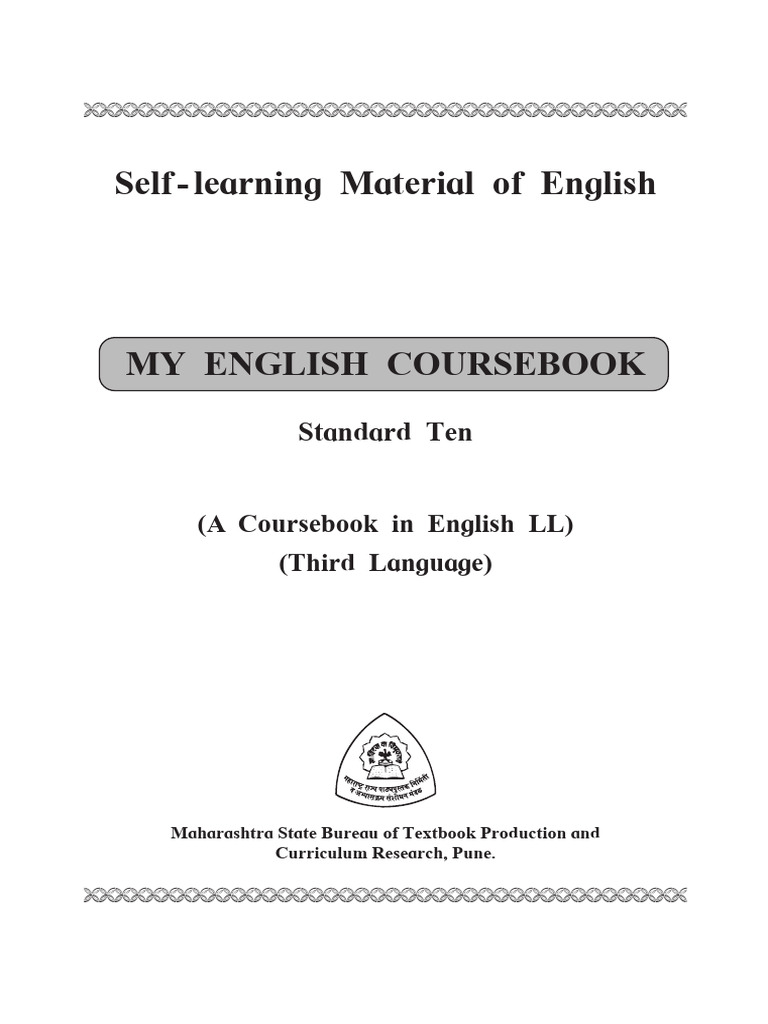 Self - Learning Material of English: Standard Ten | PDF