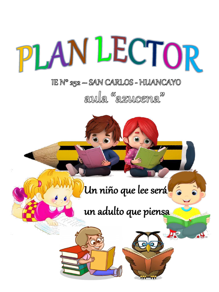 Plan Lector 4 Años 2024 Ok | PDF | Salón de clases | Maestros