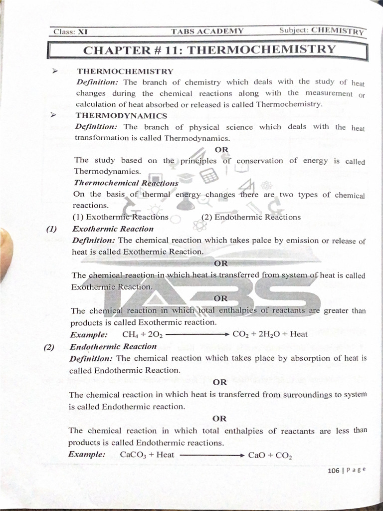 Thermo Chemistry | PDF