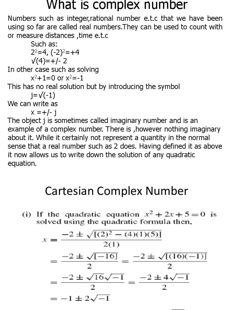 GEC 210 Complex Number | PDF | Complex Number | Cartesian Coordinate System