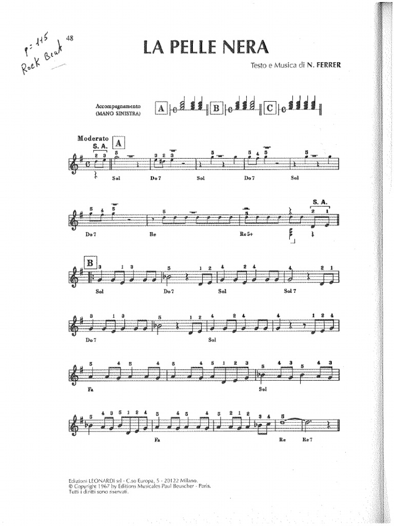 La Pelle Nera | PDF