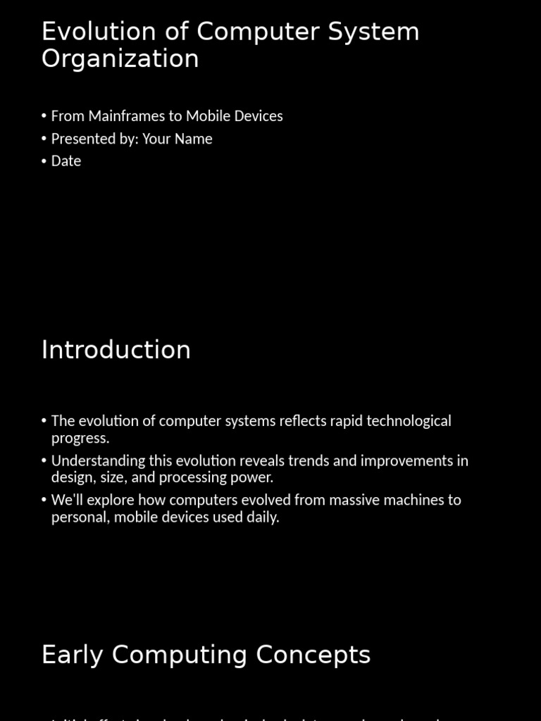 Styled Evolution of Computer Systems | PDF | Personal Computers ...