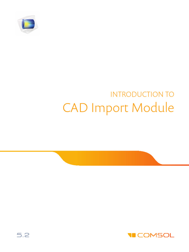 Introduction To Cad Import Module | PDF | Button (Computing) | Geometry
