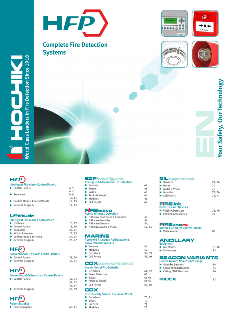 Advanced Fire Detection Systems Guide | PDF | Relay | Input/Output