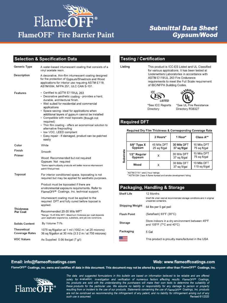 Fire Barrier Intumescent Coating Guide | PDF | Coating | Paint