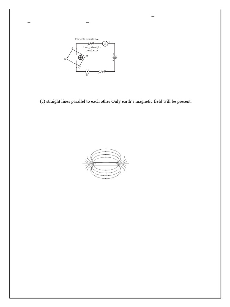 Magnetic Effects of Electric Current Explained | PDF | Magnetic Field ...