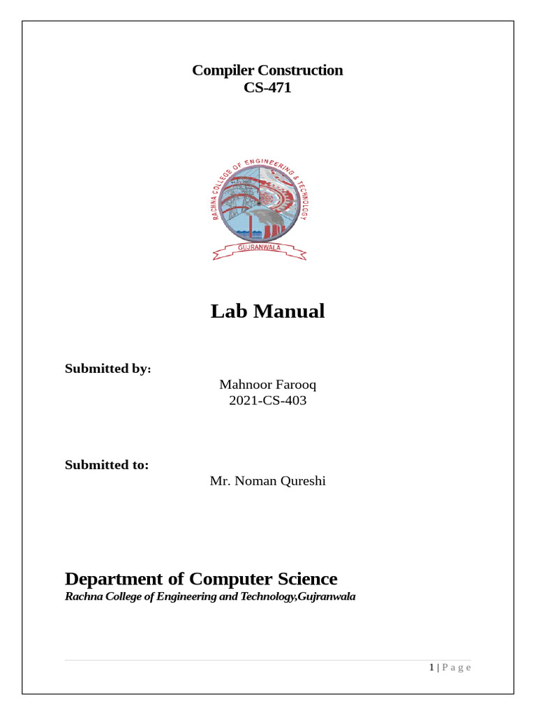 403-Manual[1] | PDF | Computer Programming | Formalism (Deductive)