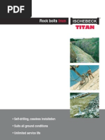 DSI Rock Bolt Catalogue | PDF | Screw | Strength Of Materials