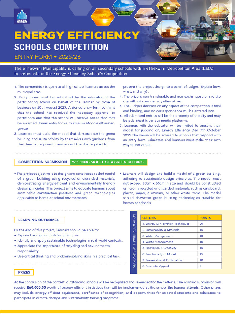 Schools Energy Efficiency Competition-Rules | PDF | Green Building ...