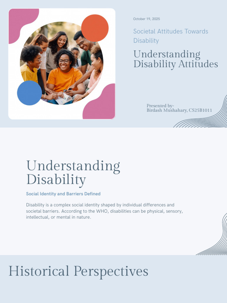 Societal Attitudes Towards Disability | PDF | Disability | Liberal Arts ...