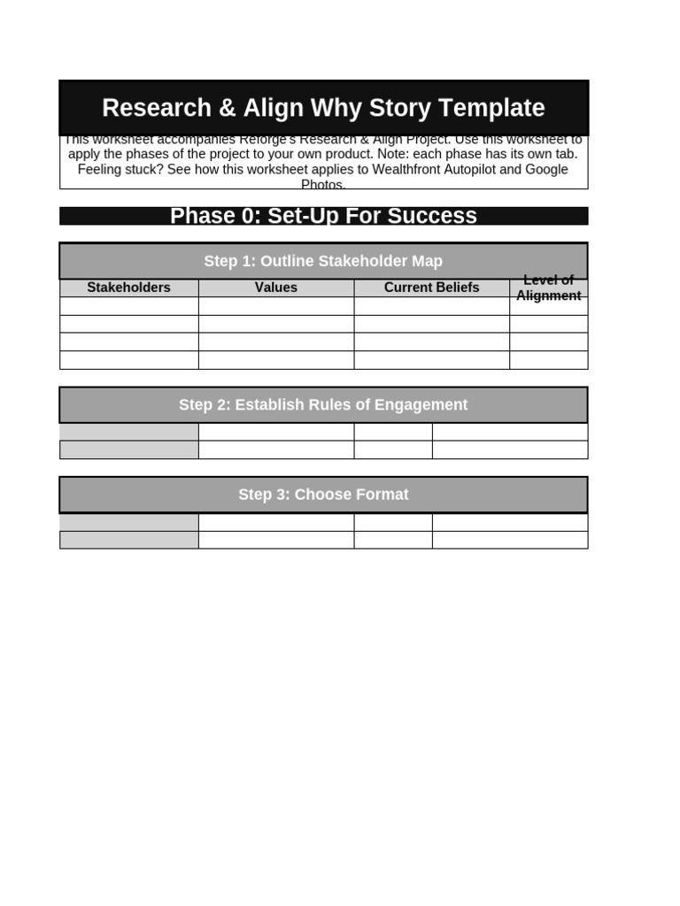 M3 Reforge Feedback SOR Template | PDF