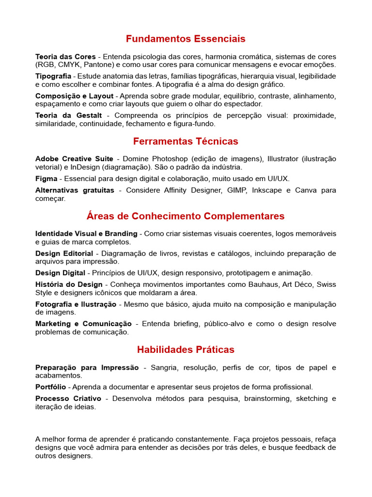Fundamentos do Design Gráfico Essencial | PDF