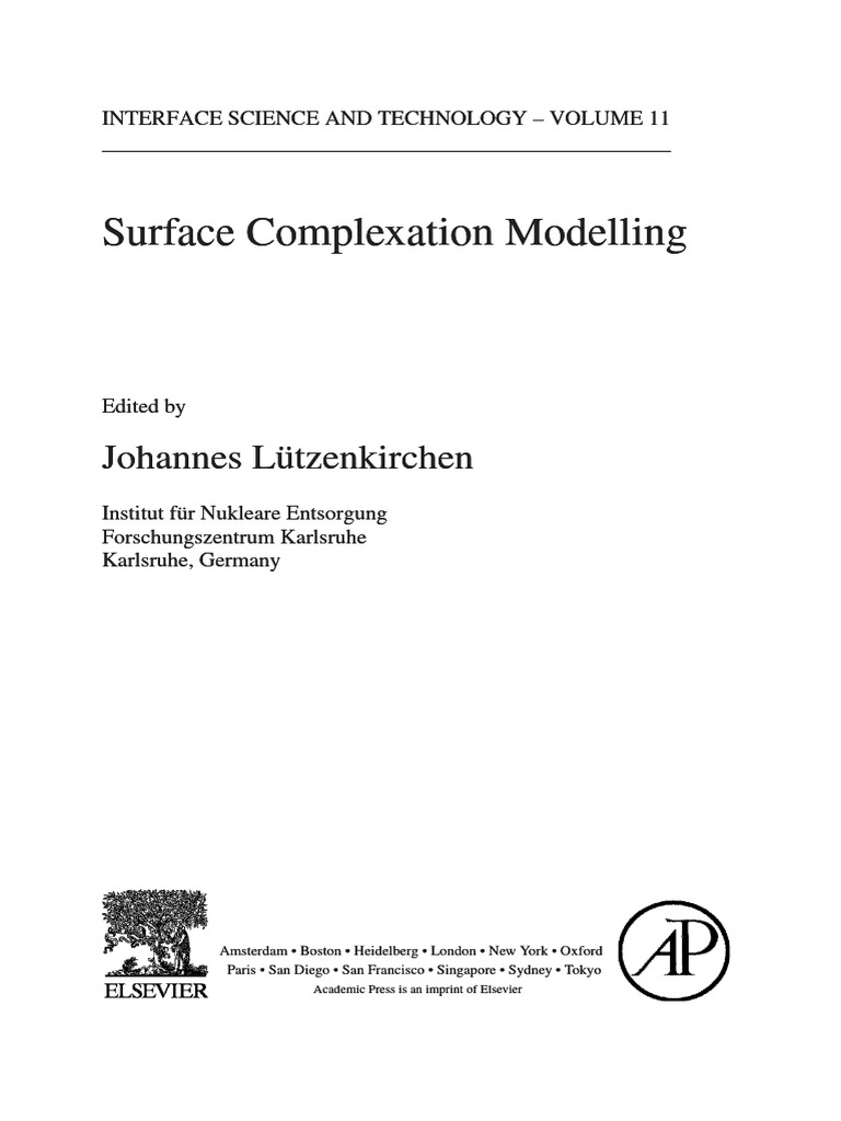 Front Matter 2006 Interface Science and Technology | PDF