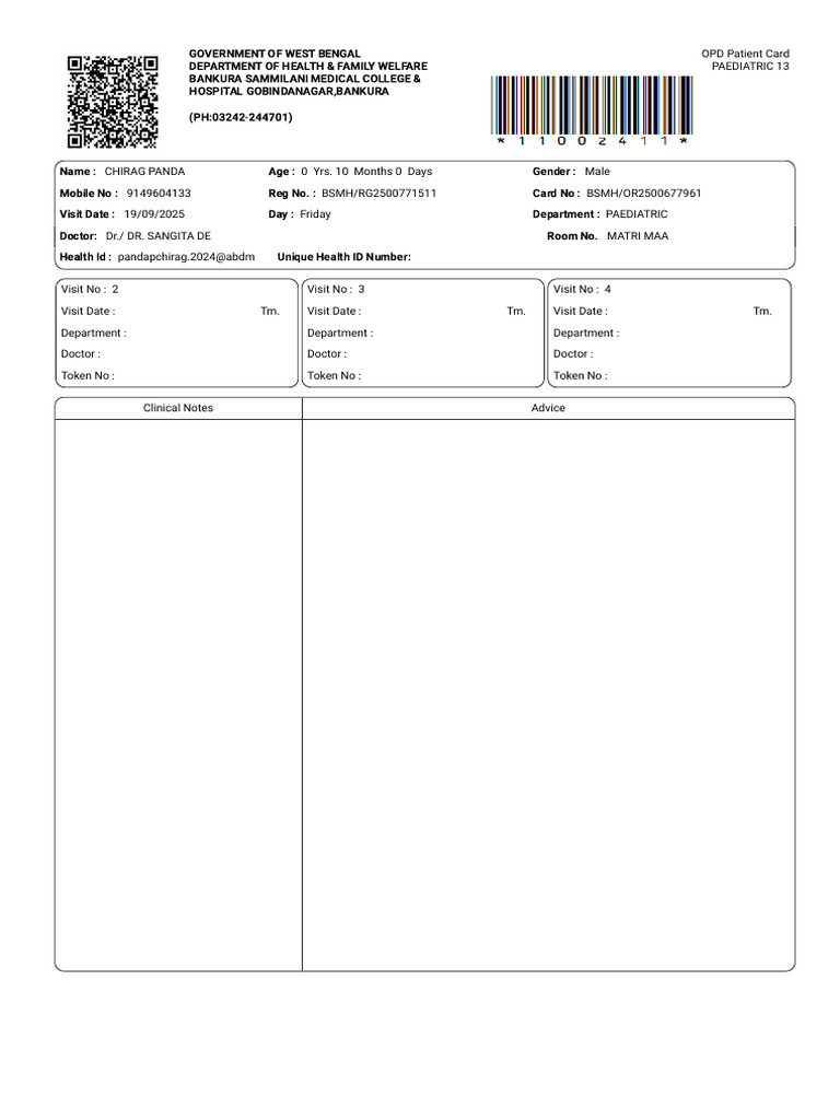 Onlinehmis - Wbhealth.gov - in OPDNewPatientReport - Aspx | PDF