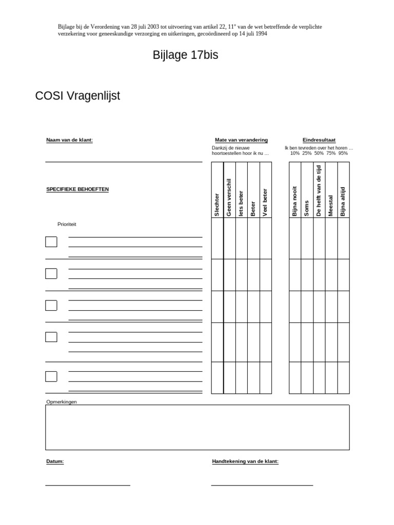 Formulier Verordening20030728 Bijlage 17bis 20250601 | PDF